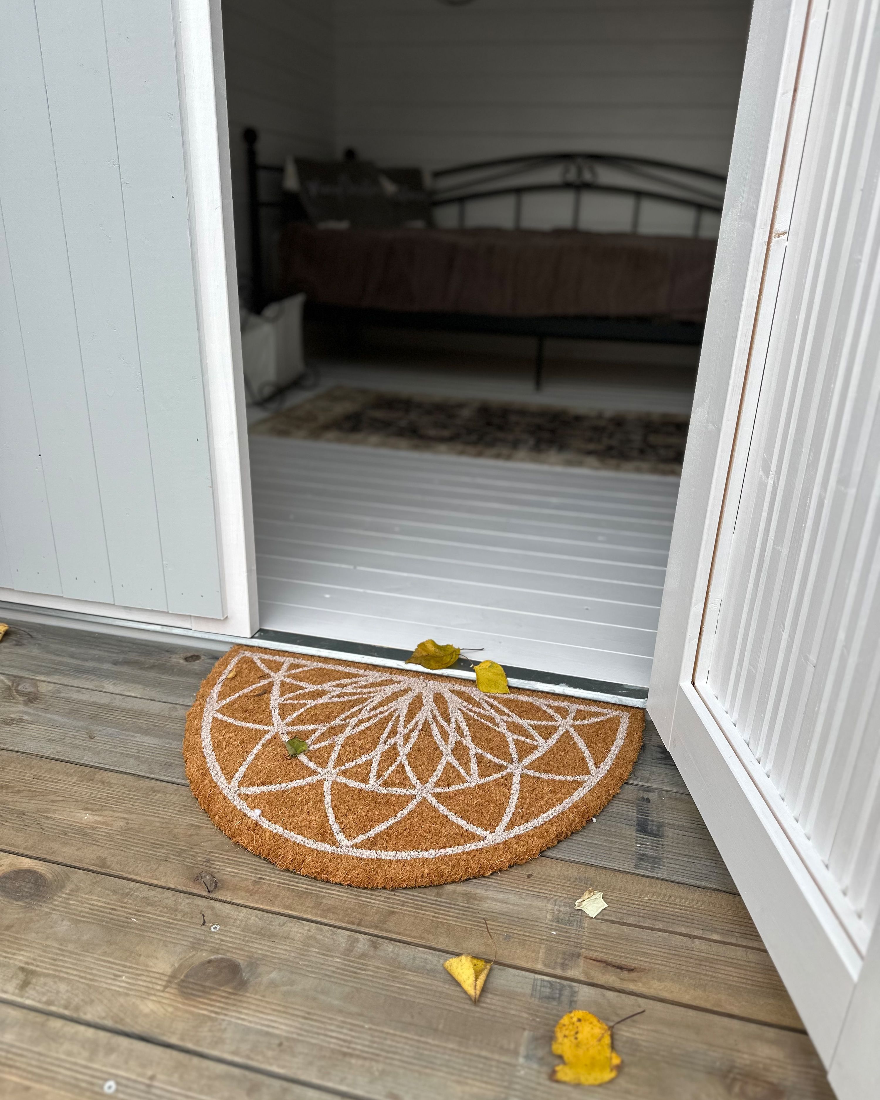 Doormat KINABALU Natural 40 x 60 cm Coir | Beliani.co.uk