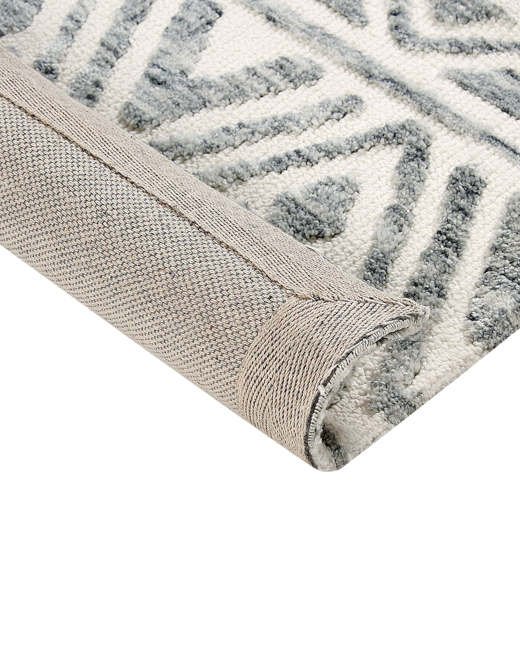 Rug ASPANI Off-White 300 x 400 cm | Beliani.co.uk