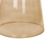 Set of 2 Side Tables LAGUNA/CALDERA Glass Golden Brown | Beliani.co.uk