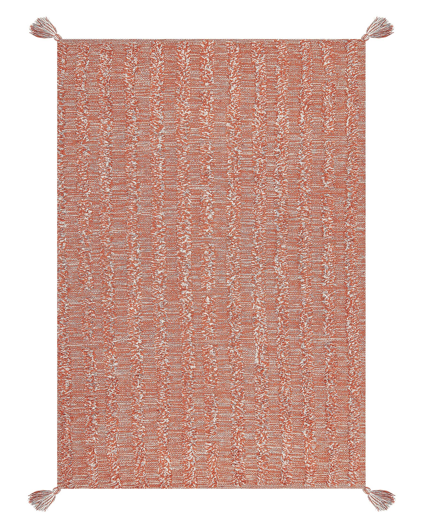 Matto puuvilla oranssi 140 x 200 cm MUGLA | Beliani.fi