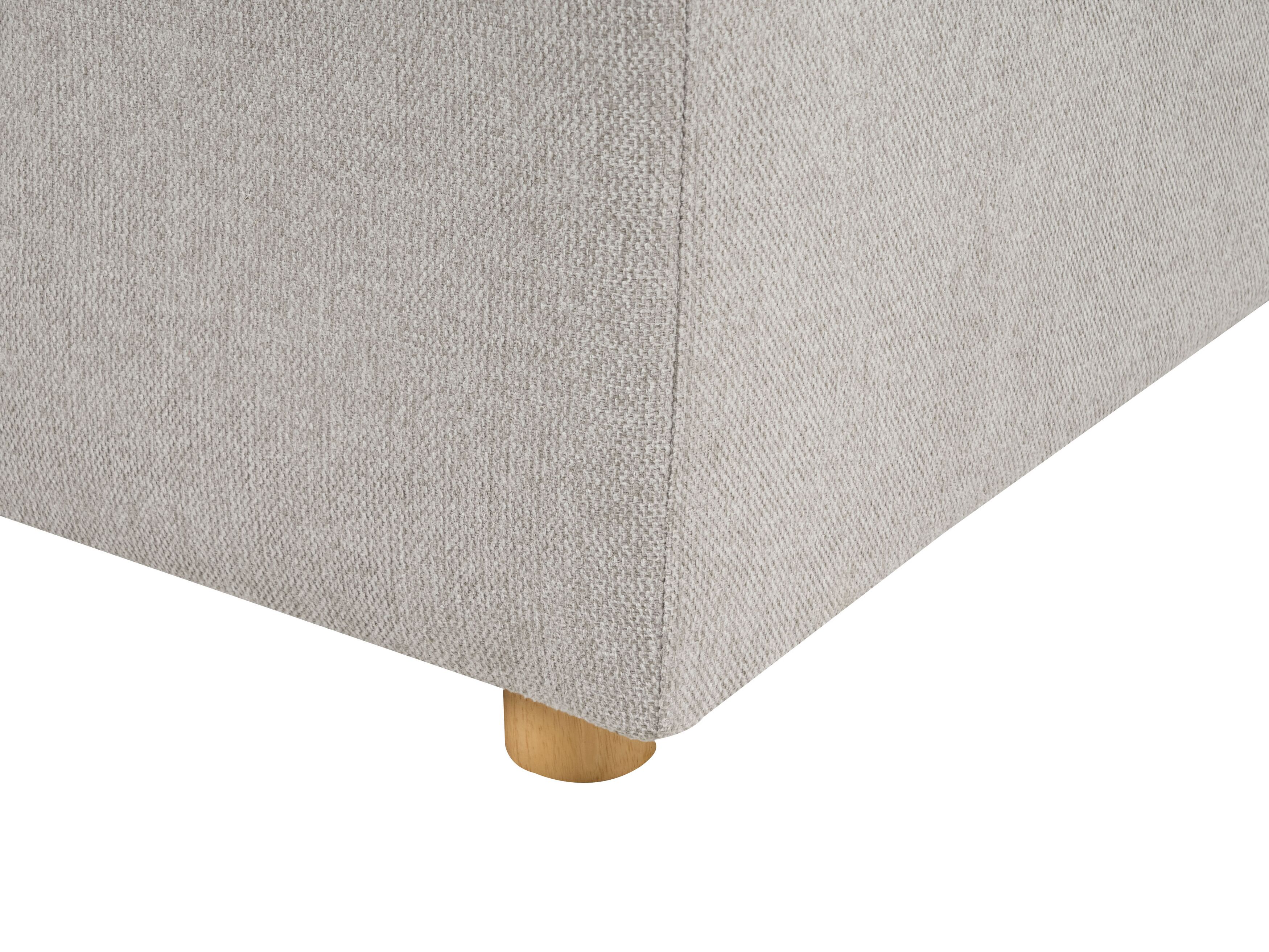 Sofa 3 Seater LERMON Fabric Light Grey | Beliani.co.uk