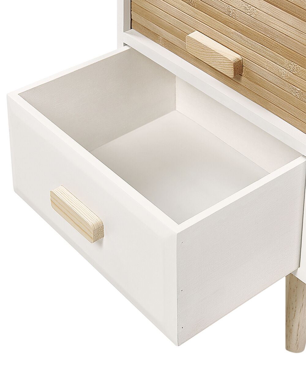 1 Drawer Bedside Table NESIKA White Beliani