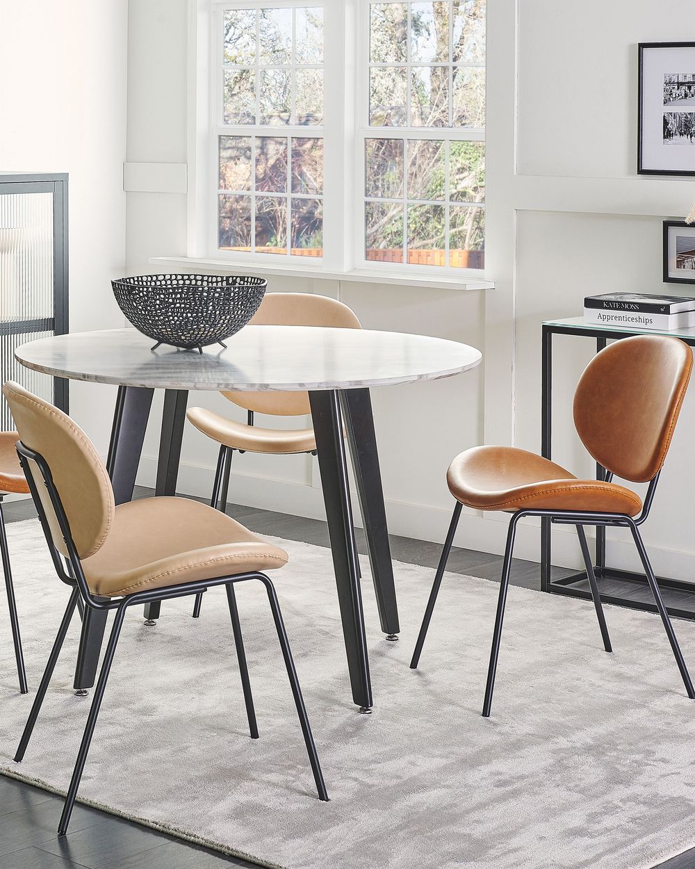 Set of 2 Dining Chairs BLANE Wood Beige | Beliani.co.uk