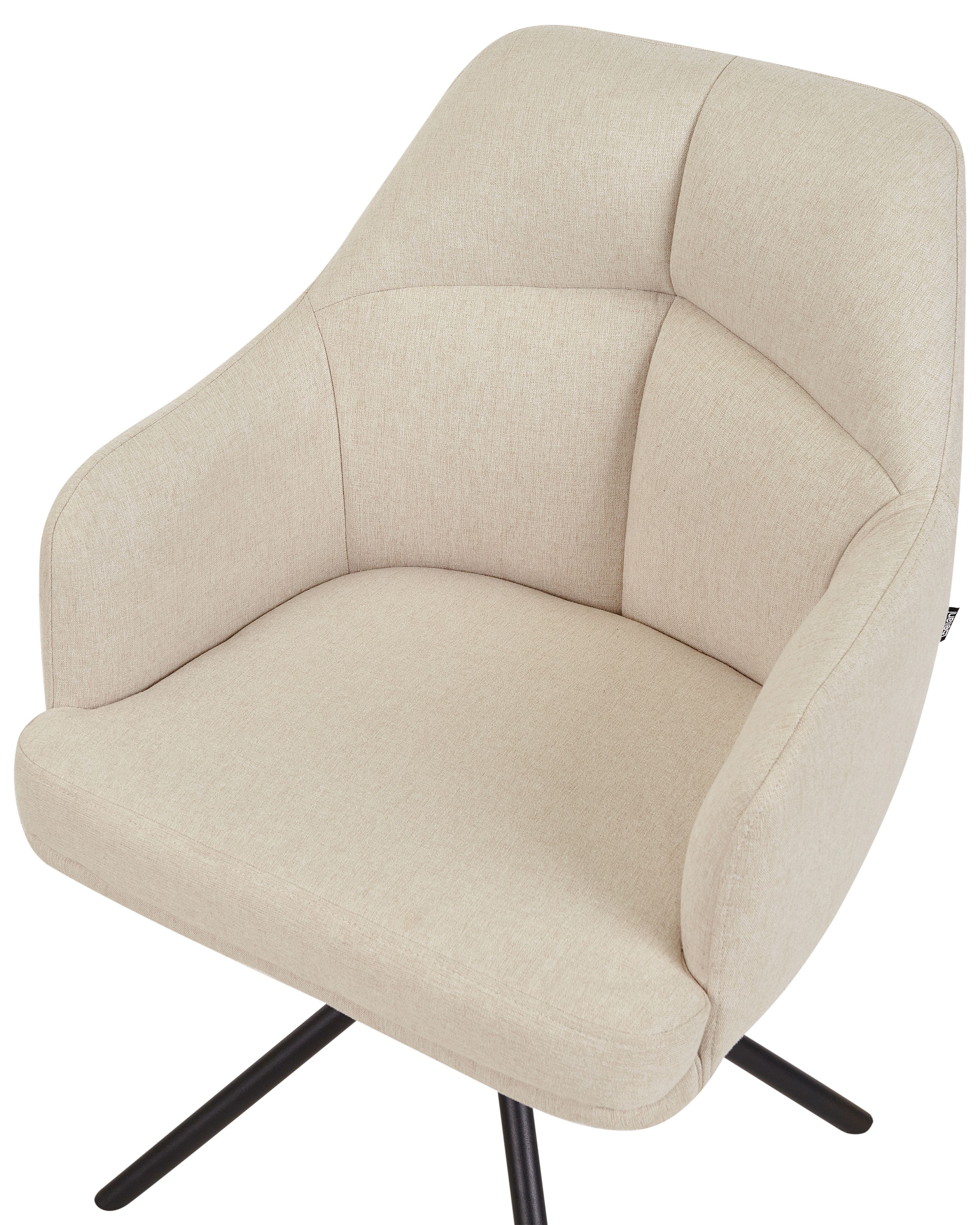 Sett med 2 spisestoler MIRA Beige | Beliani.no