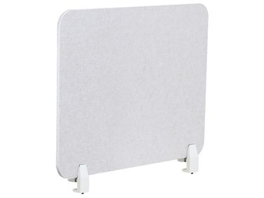 Desk Screen SPLIT 72 x 50 cm Off-White | Beliani.co.uk