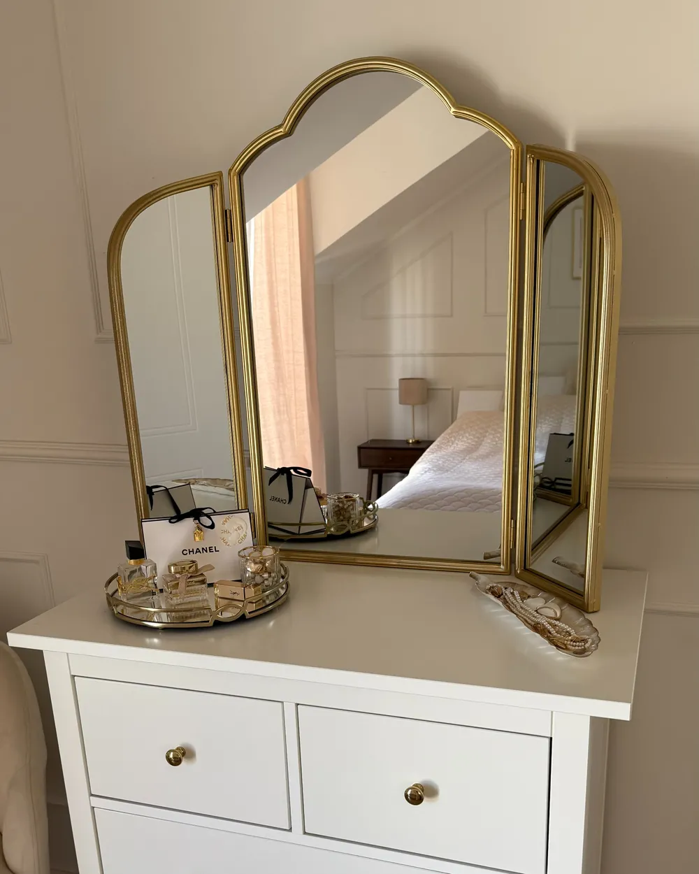 mirrored dressing table ikea