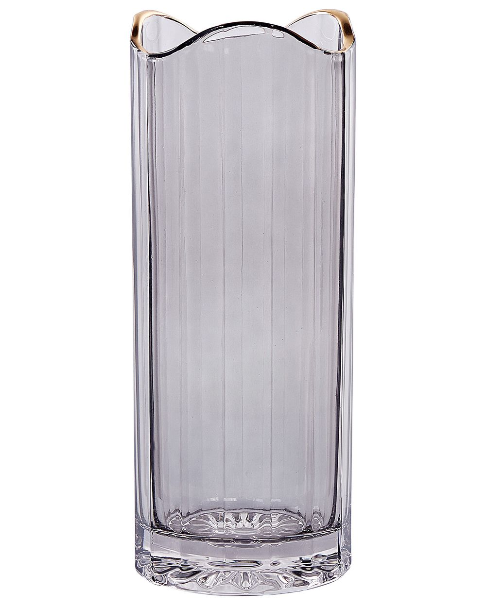 Blumenvase MANNA Glas 26 cm Transparent | Beliani.at