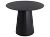Round Dining Table ⌀ 100 cm Black PLATO | Beliani.co.uk