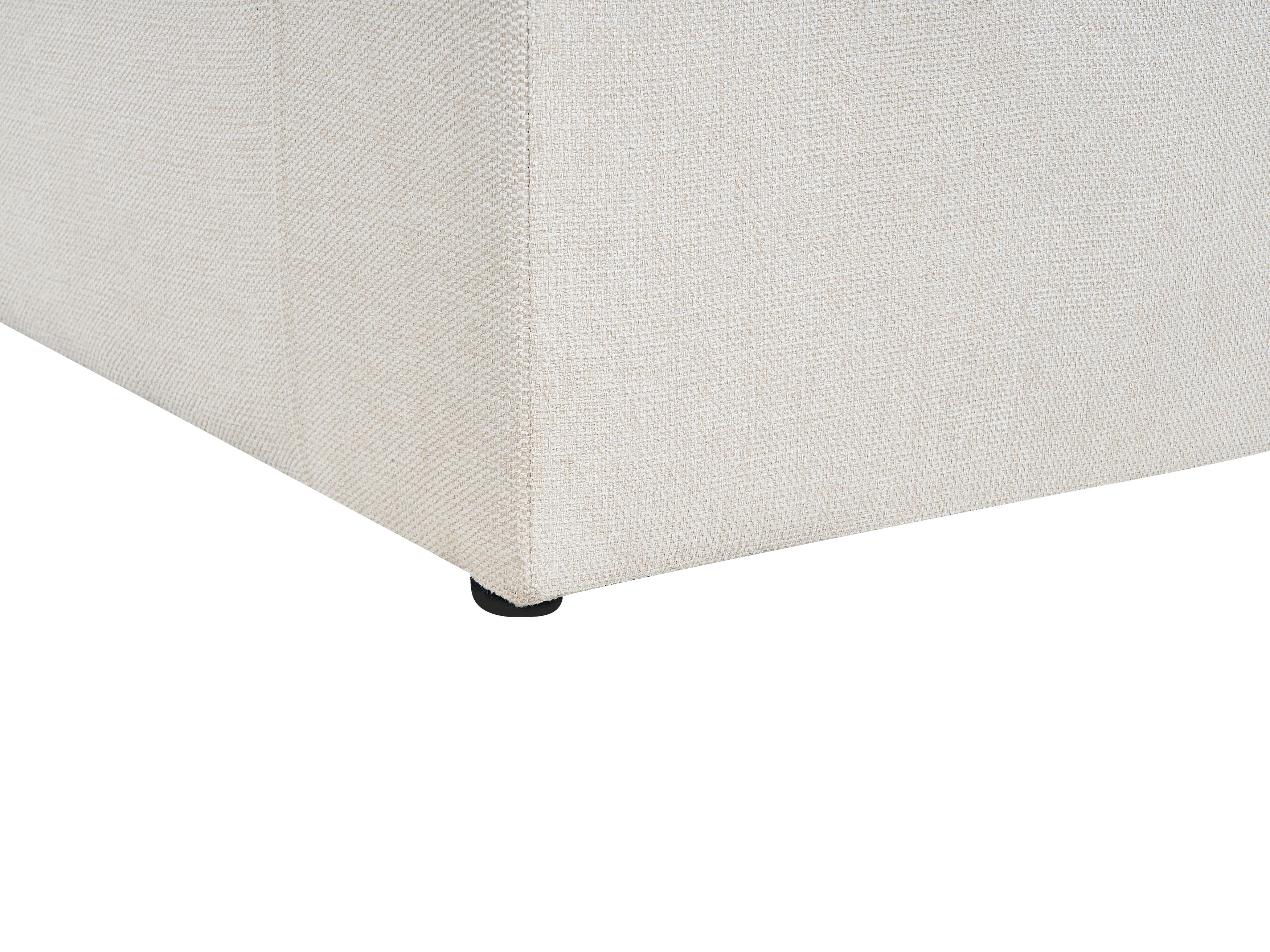 Living Room Set ALLA Fabric Light Beige 5 Seater | Beliani.co.uk