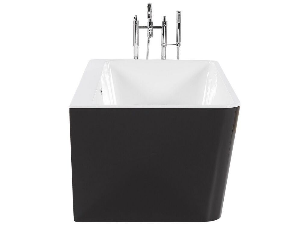 Badekar HASSEL 170 x 80 cm Sort | Beliani.dk