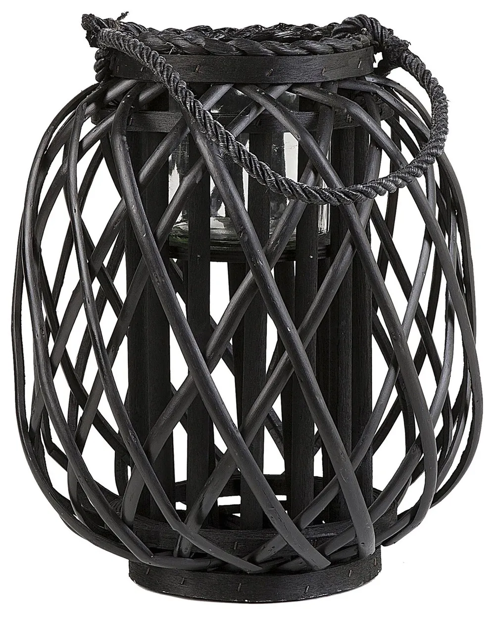Kerti lámpa Lámpás BISTAL Rattan 30 cm Természetes | Beliani.hu