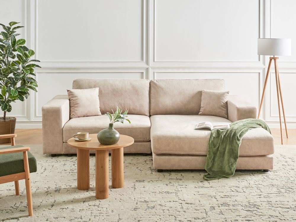 Sofa 3 Seater TROSA Boucle White | Beliani.co.uk