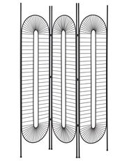 3 panelers rumdeler NOALE Sort 135 cm 170 cm | Beliani.dk