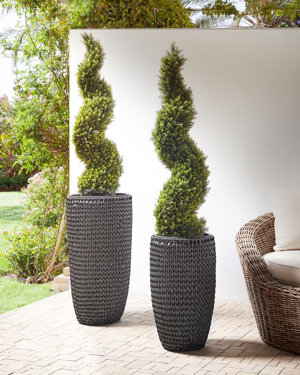 Planta artificial CEDAR TREE 120 cm Verde | Beliani.es