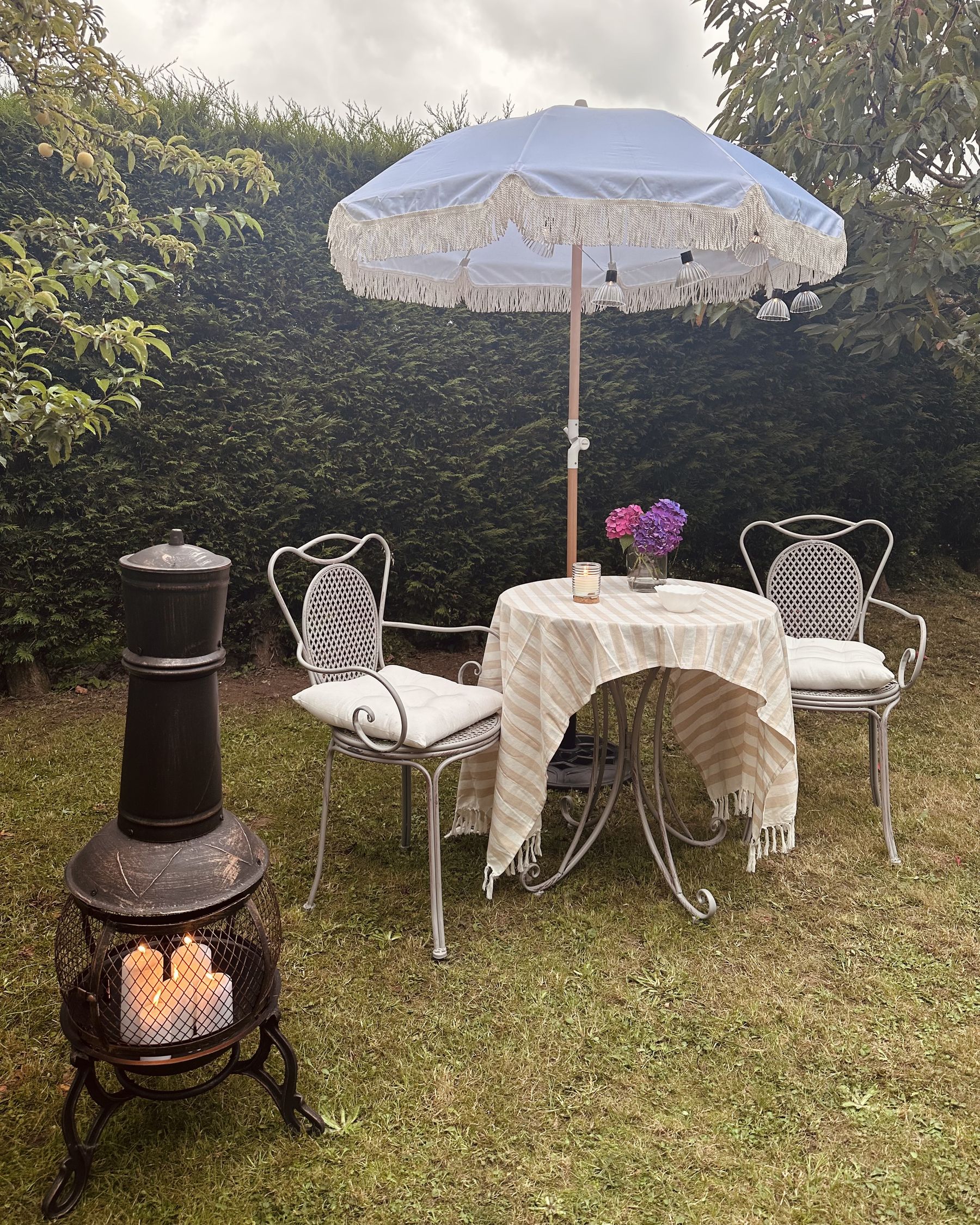 Grill Fire Pit TACORA Metal Black | Beliani.co.uk