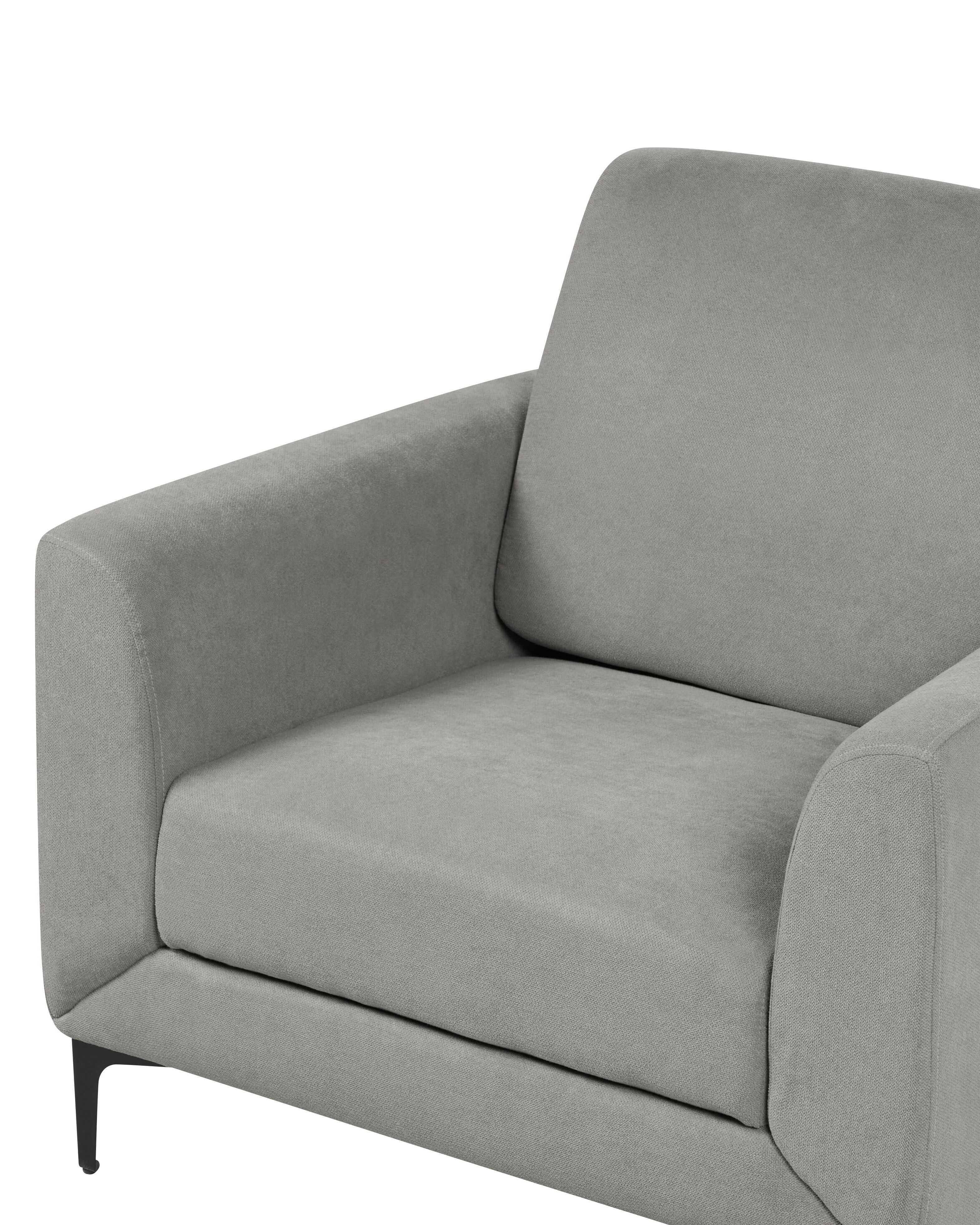 Nojatuoli FENES kangas Harmaa | Beliani.fi