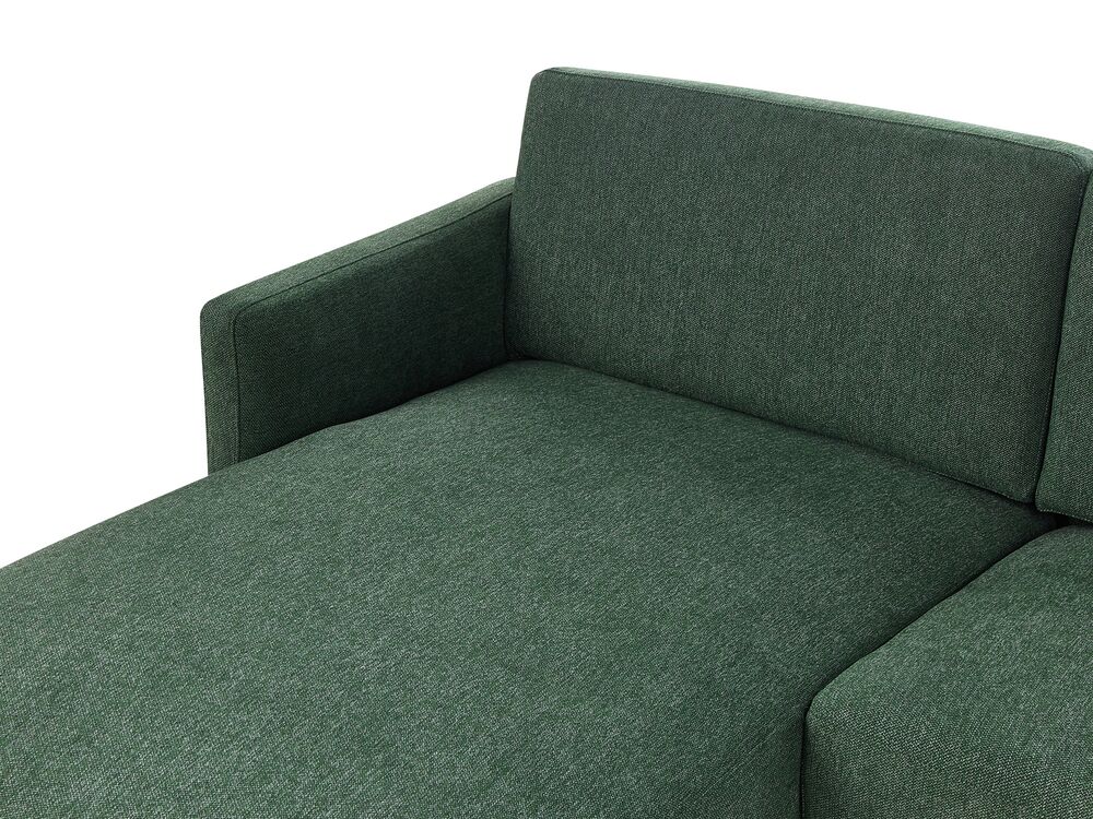 Green fabric corner sofa store