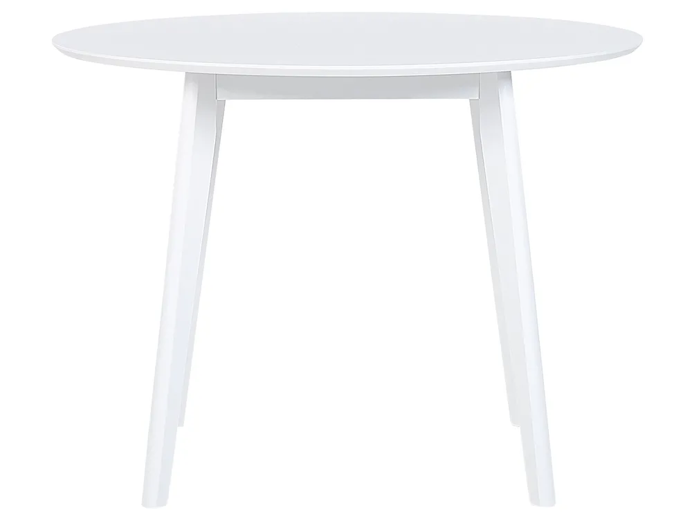 Dining Table BOCA White 90 cm 90 cm | Beliani.co.uk
