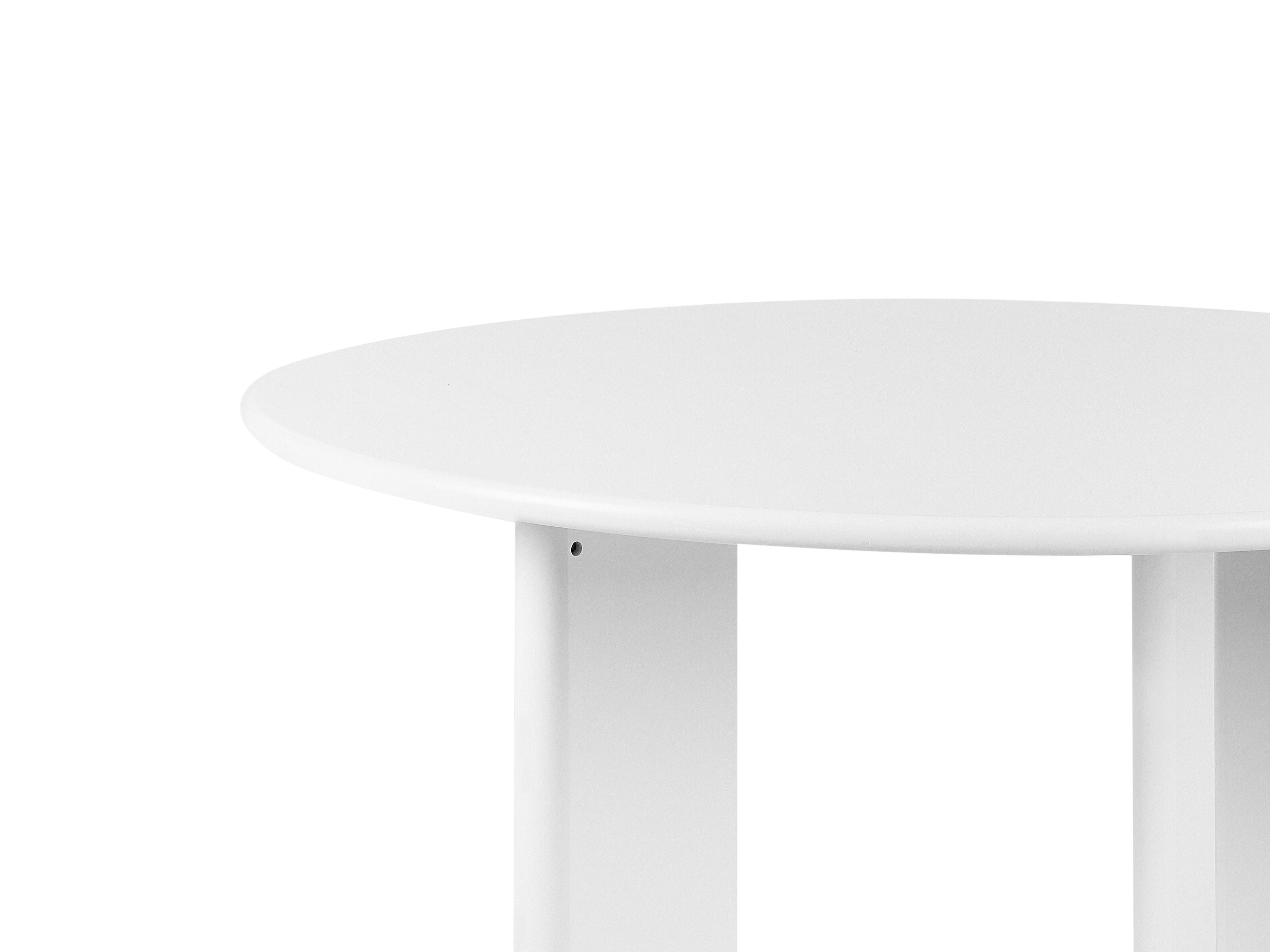 Round Dining Table ⌀ 120 cm White COSMO | Beliani.co.uk