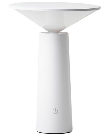 Wireless LED Table Lamp LEVIRA with Dimmer Metal White | Beliani.it