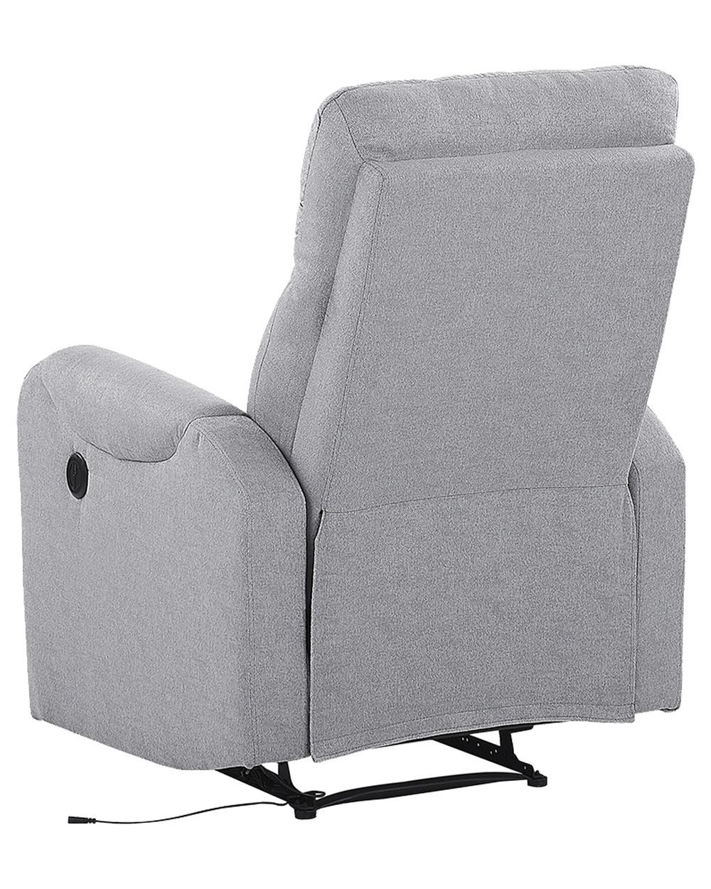 Recliner Chair SOMERO Fabric Grey Beliani