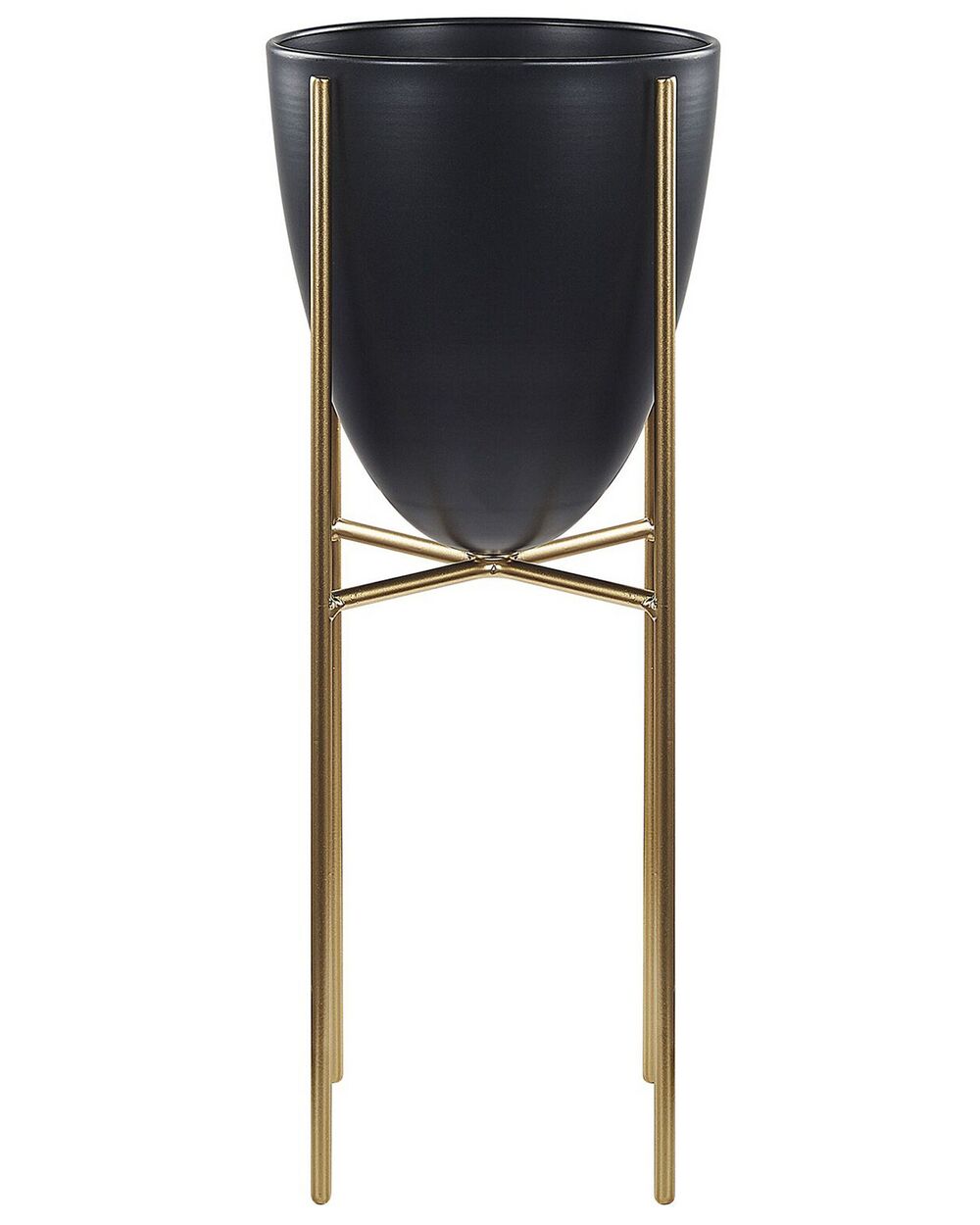 Set med 2 växtkrukor ELATEIA 37 cm Vit | Beliani.se