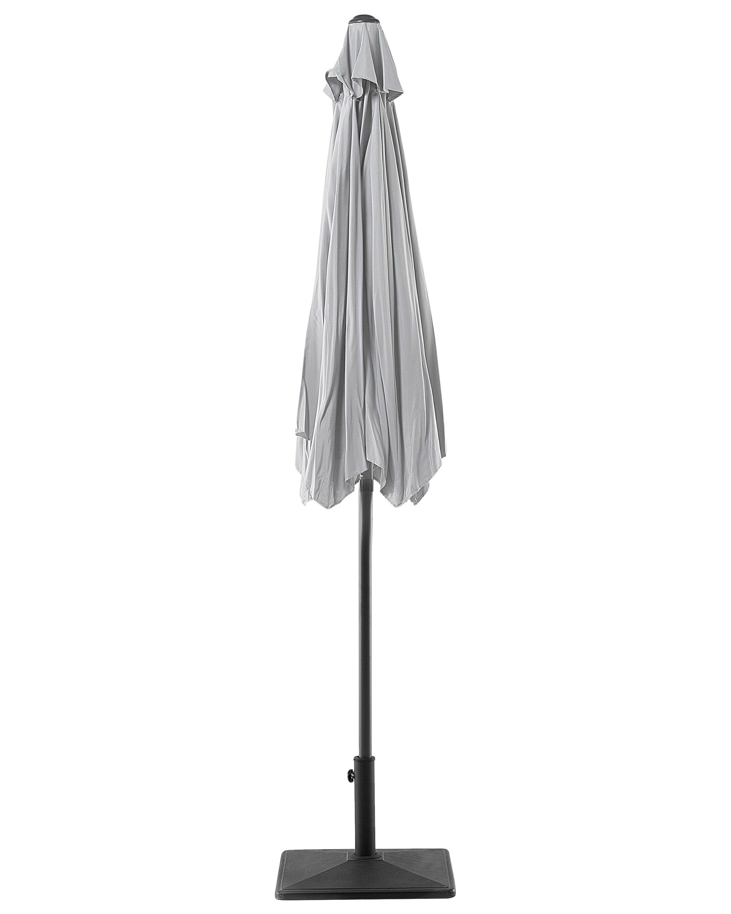 Market Parasol 270 cm VARESE Light Grey | Beliani.co.uk