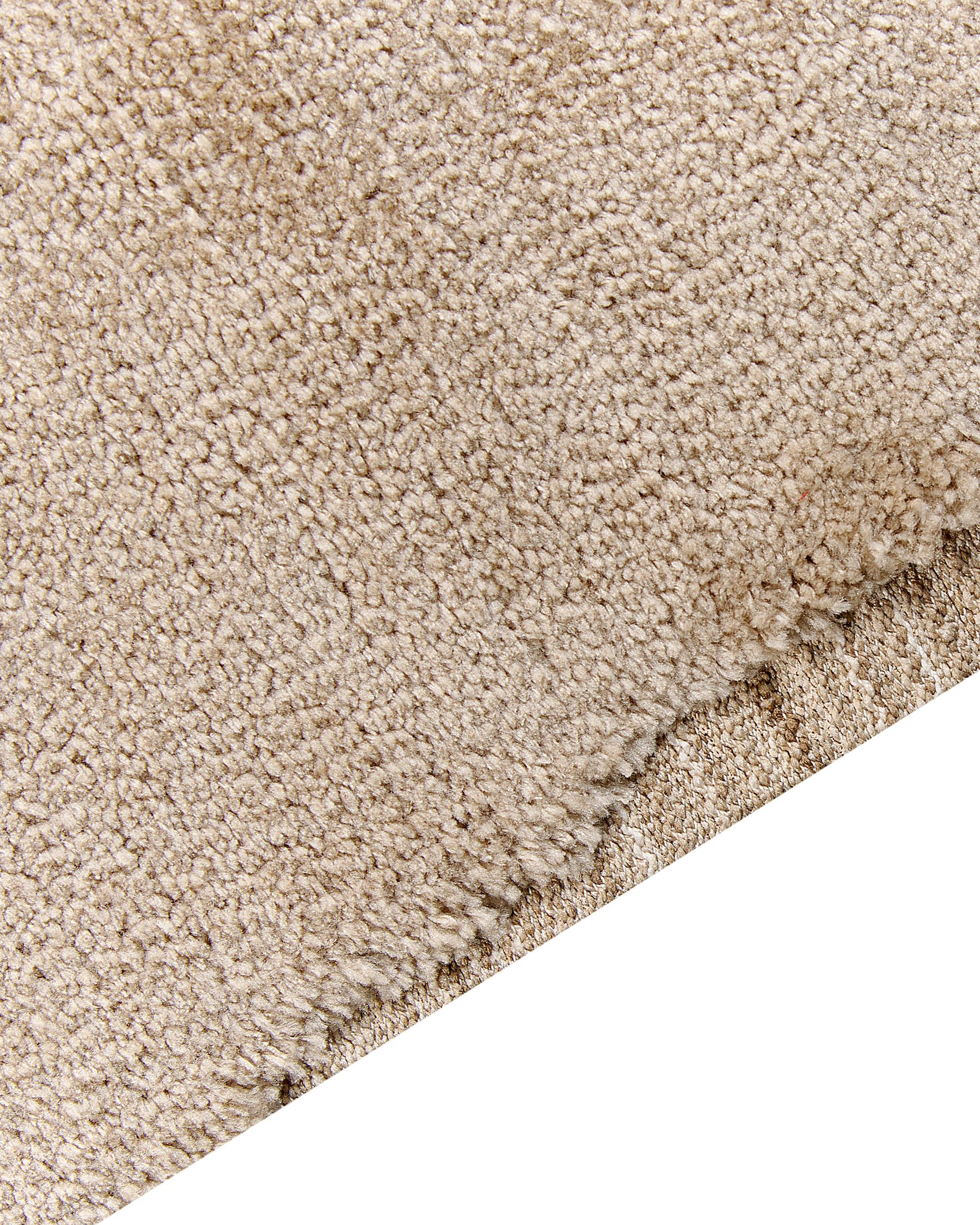 Teppich beige 200 x 300 cm mit Fransen Kurzflor SAZOO | Beliani.at