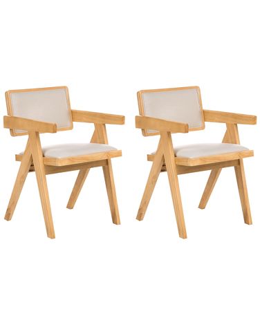 Esszimmerstuhl 2er Set Albee Beige Belianiat