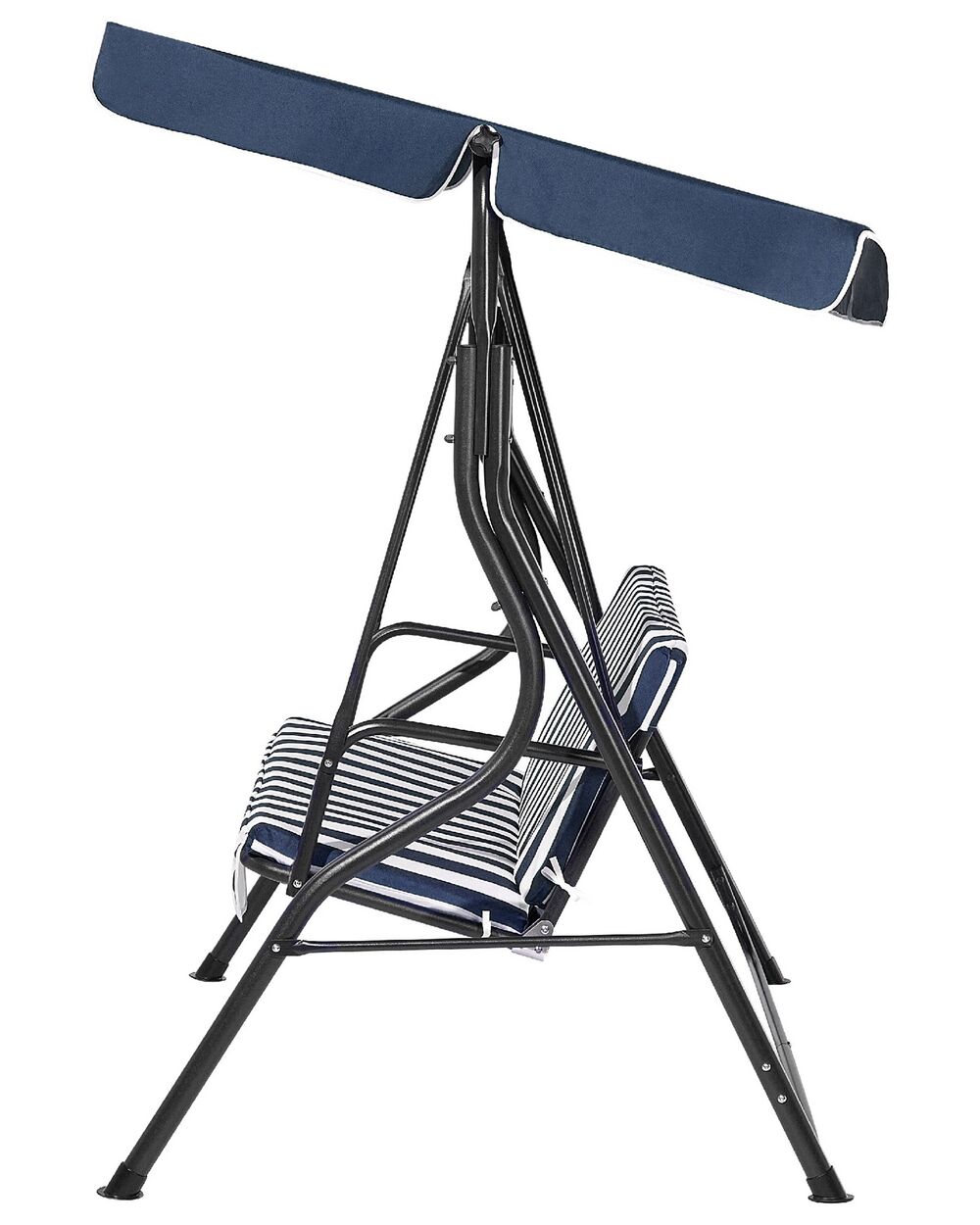 Patio Swing CHAPLIN Metal Dark Blue | Beliani.co.uk