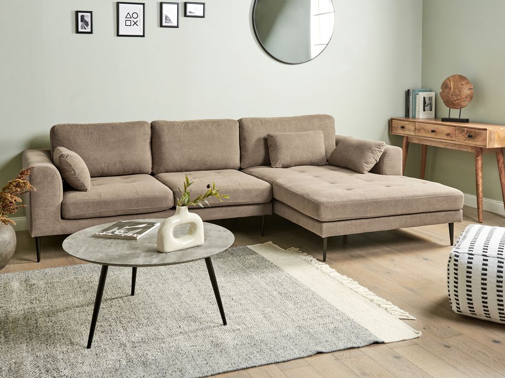Light brown corner sofa store