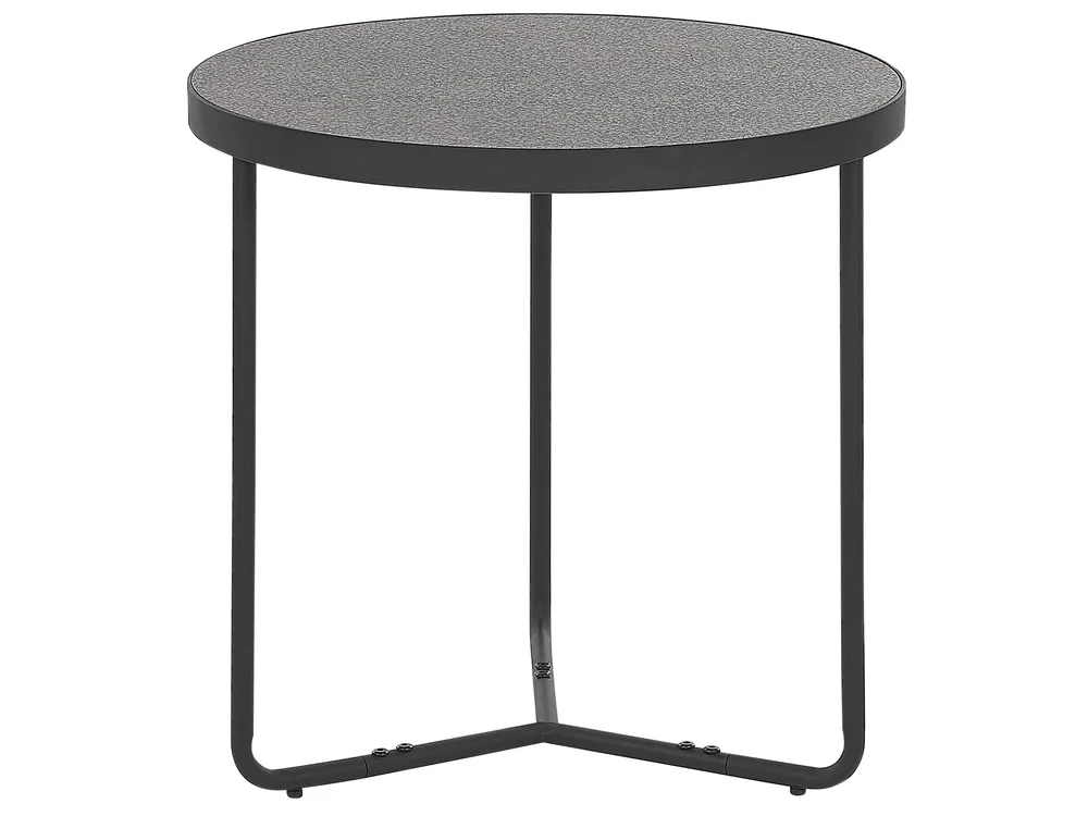 Side Table MELODY Grey Concrete Effect | Beliani.co.uk