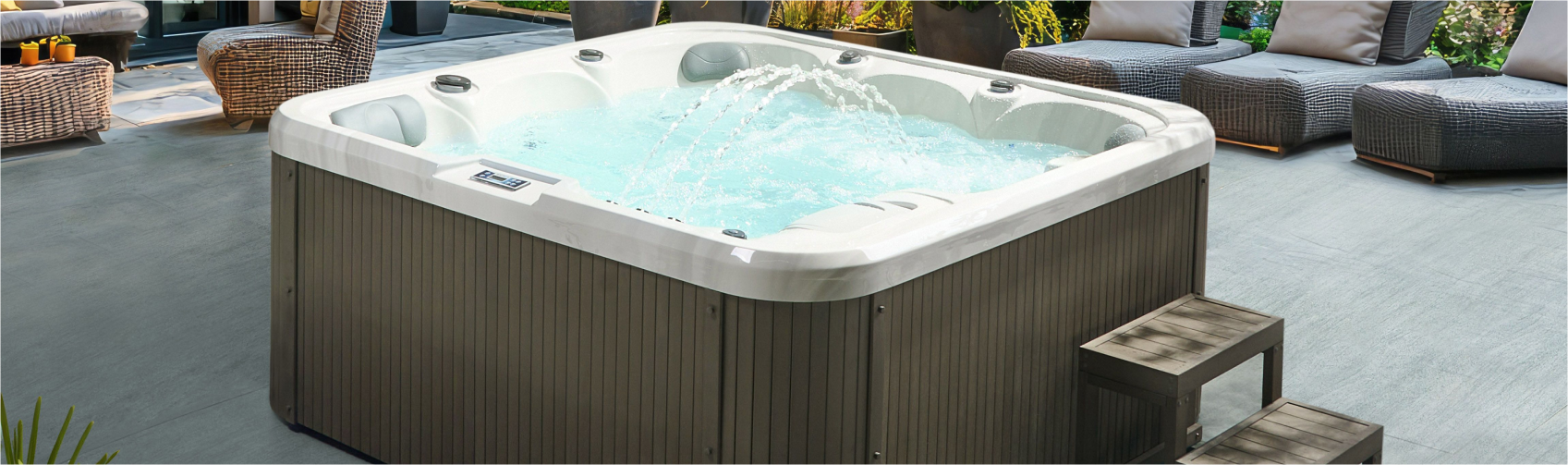 Utendørs boblebad med opptil 70% rabatt | Beliani.no