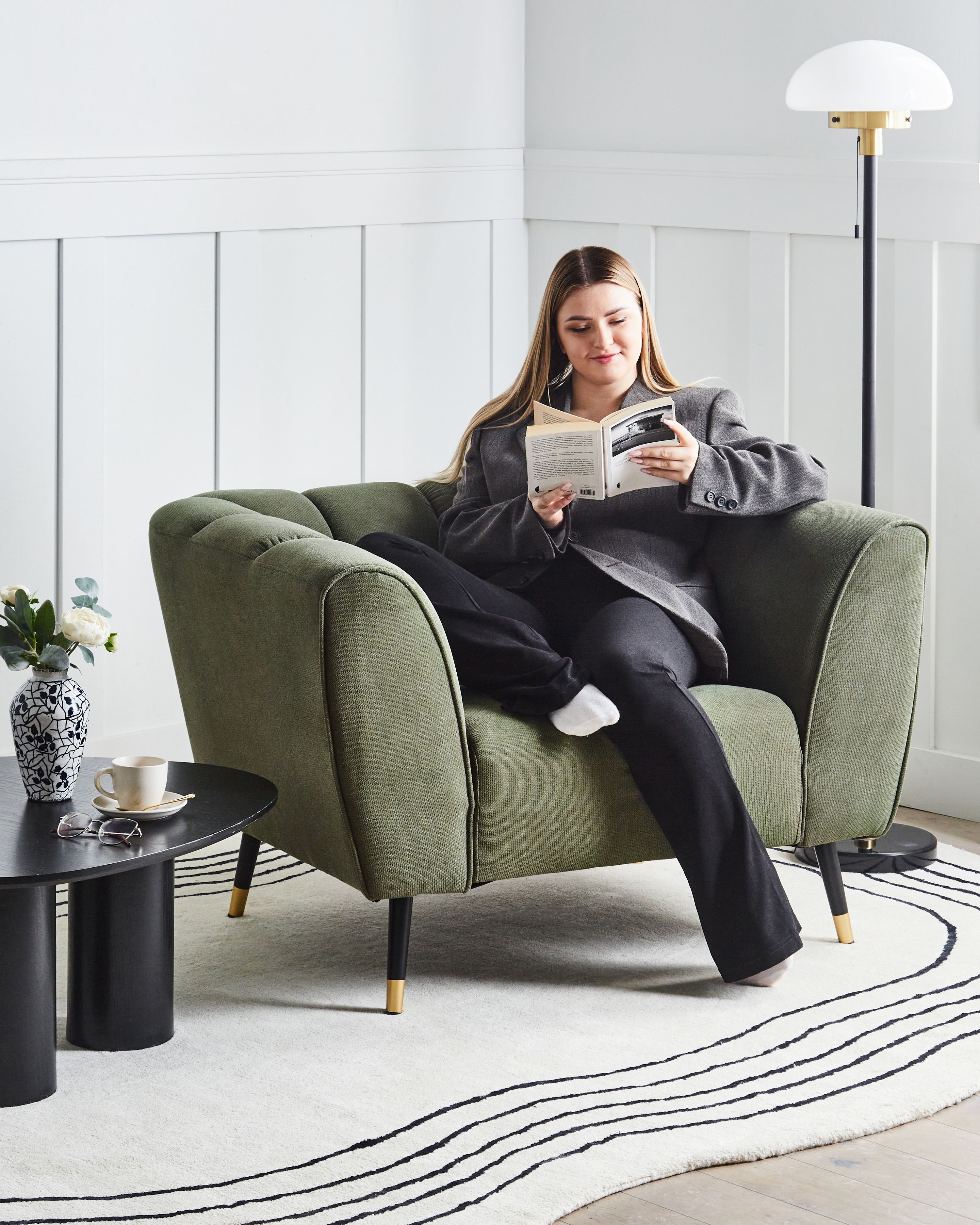 Fotel ORSTA Zielony | Beliani.pl