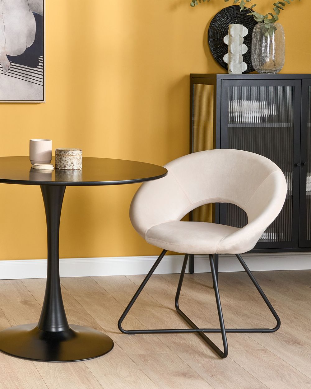 Dining Table SHERIDAN Natural Ash Wood 180 cm 100 cm | Beliani.at