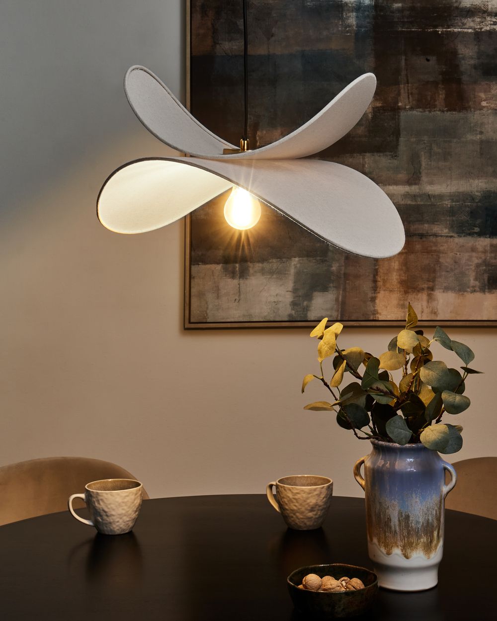 Loftlampe BATALI Rattan Beige | Beliani.dk