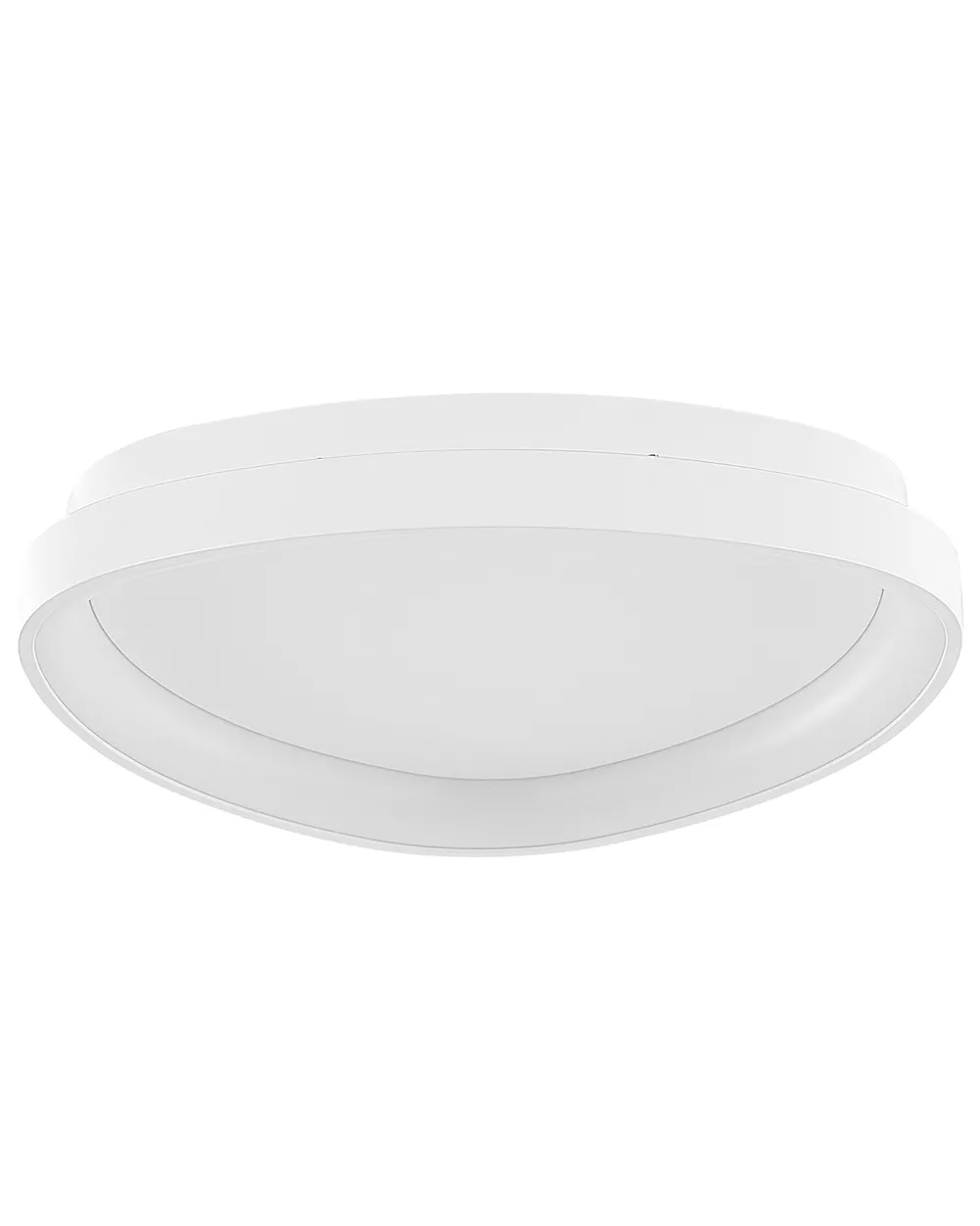 LED Ceiling Lamp GABRIK with Dimmer Metal White | Beliani.co.uk