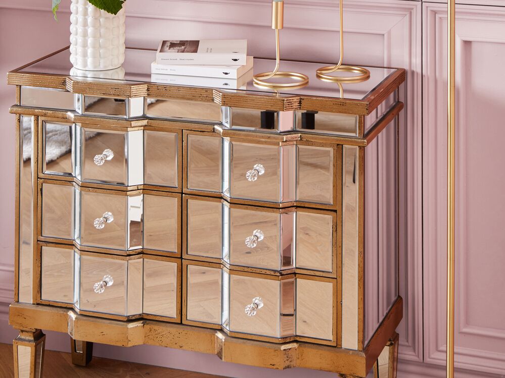 6 mirrored chest of drawers store