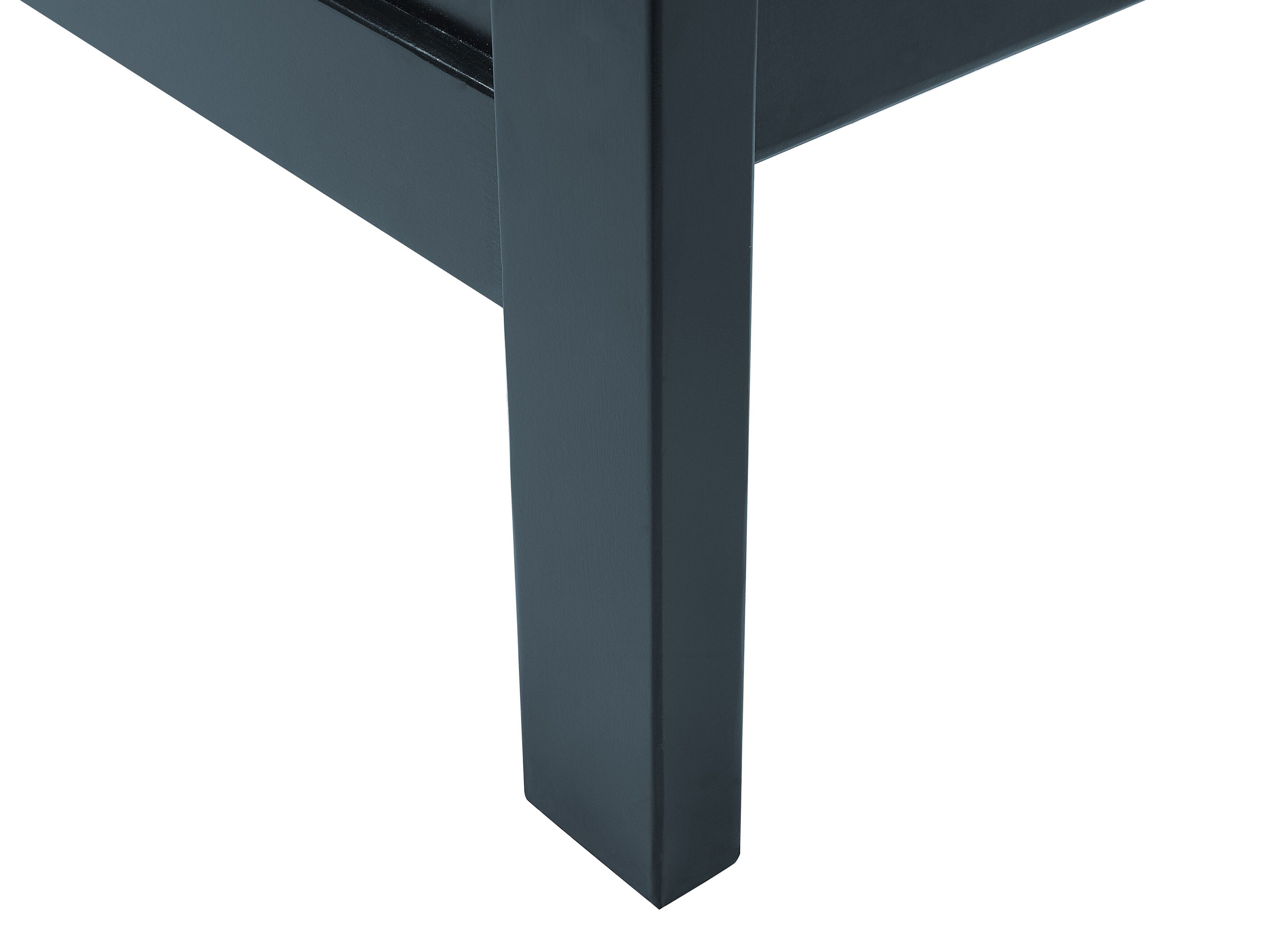 Lit double en bois bleu marine 140 x 200 cm OLIVET | Beliani.fr