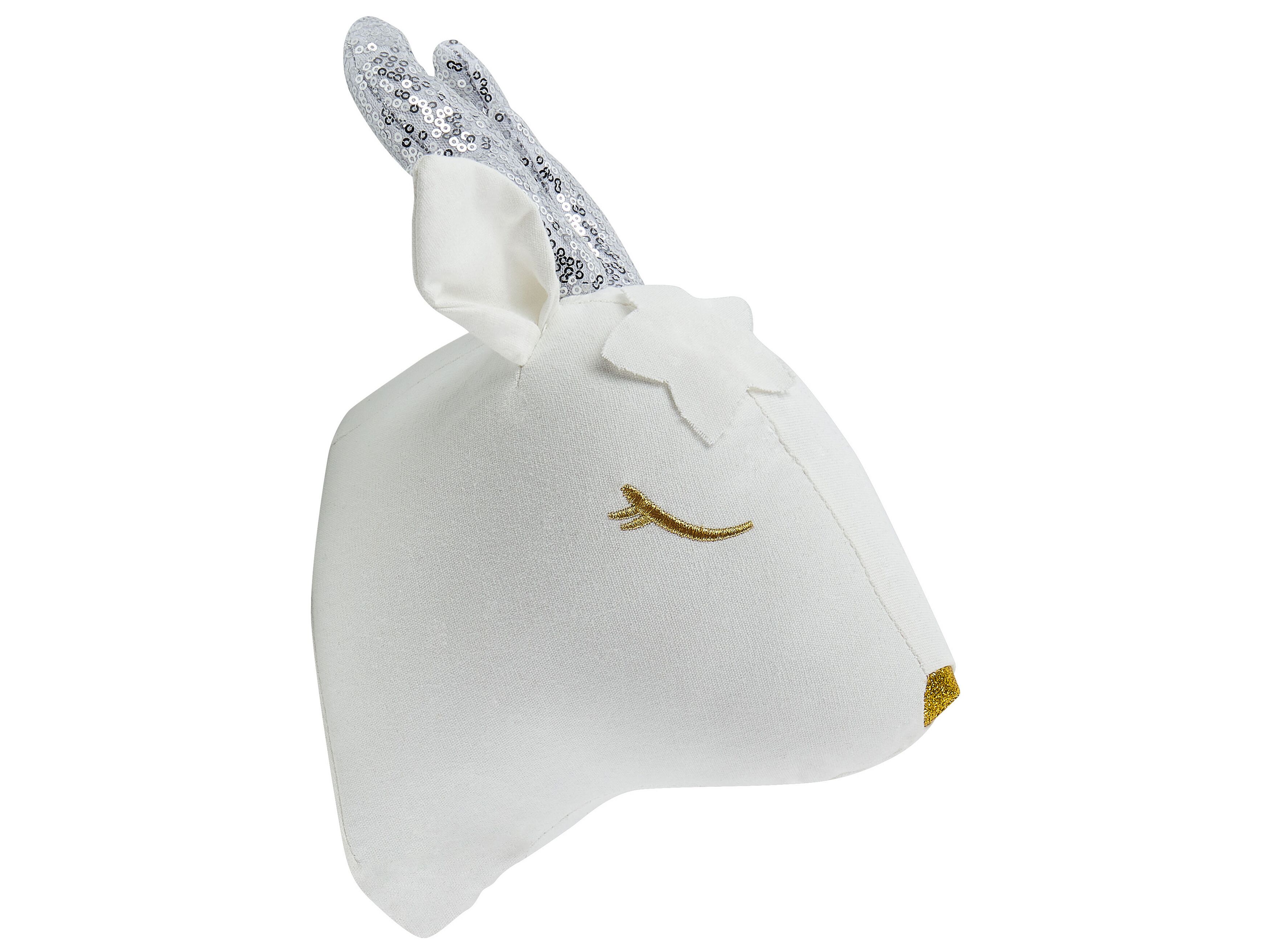 Kids Wall Decor Roe Deer SUZY Cotton 29 cm White | Beliani.co.uk