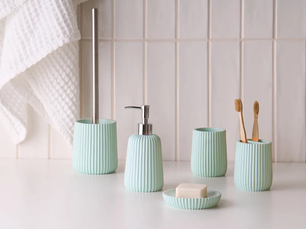 mint bathroom accessories