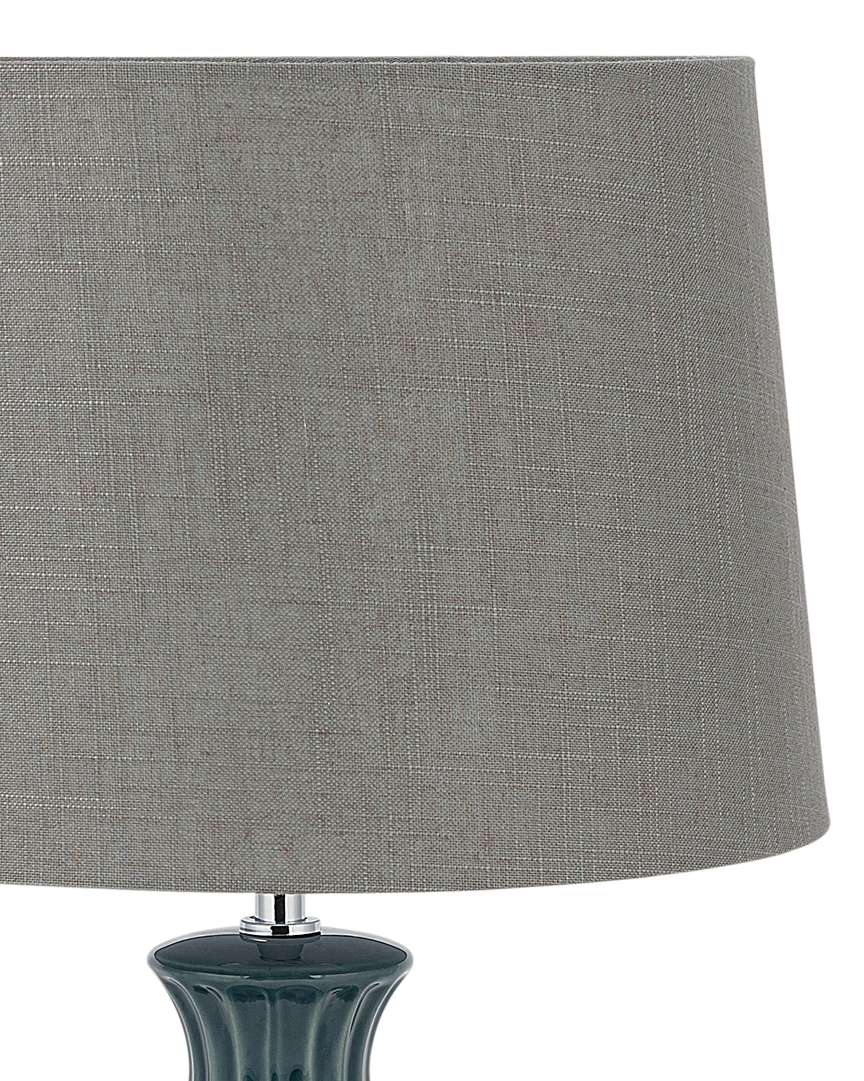 Table Lamp Green and Grey SAMINA | Beliani.co.uk
