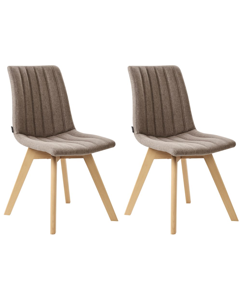 Spisebord med udtræk ANSELL Lysebrun 160/200 cm 90 cm | Beliani.dk