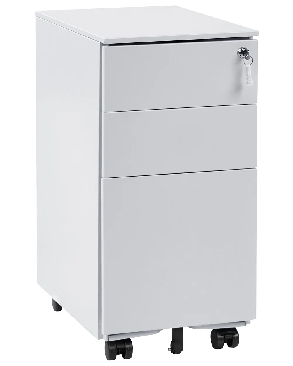 Förvaringsenhet BOLSENA Metall Ljusgrå | Beliani.se