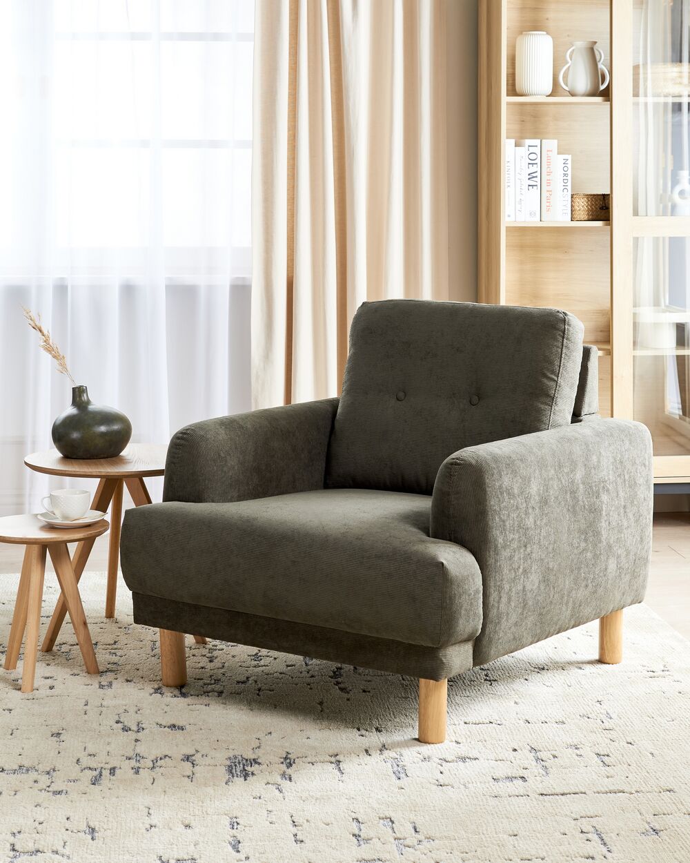 Elektrisk recliner stol ELEGY Grøn | Beliani.dk