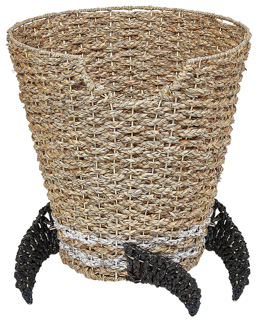 Seagrass Wicker Rocket Basket Natural PAARL | Beliani.co.uk