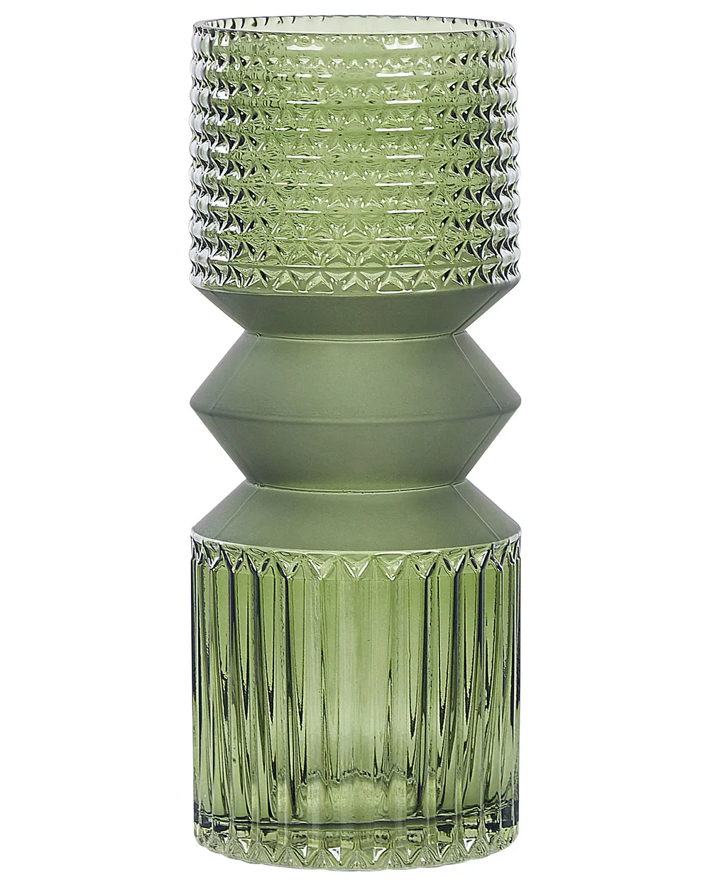 Flower Vase RAZALA Glass 34 cm Multicolour | Beliani.co.uk
