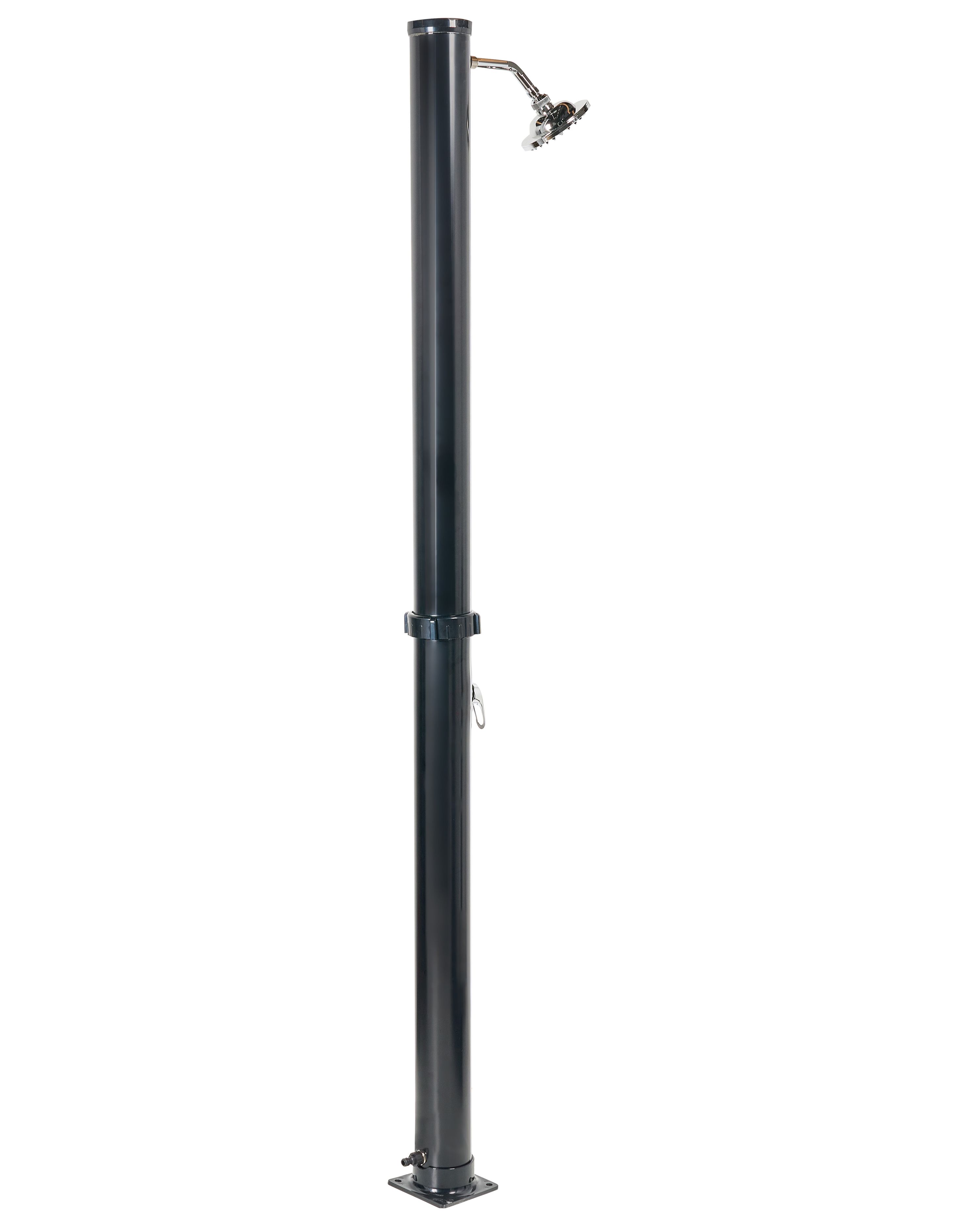 Freestanding Outdoor Solar Shower ELQUI Silver | Beliani.co.uk