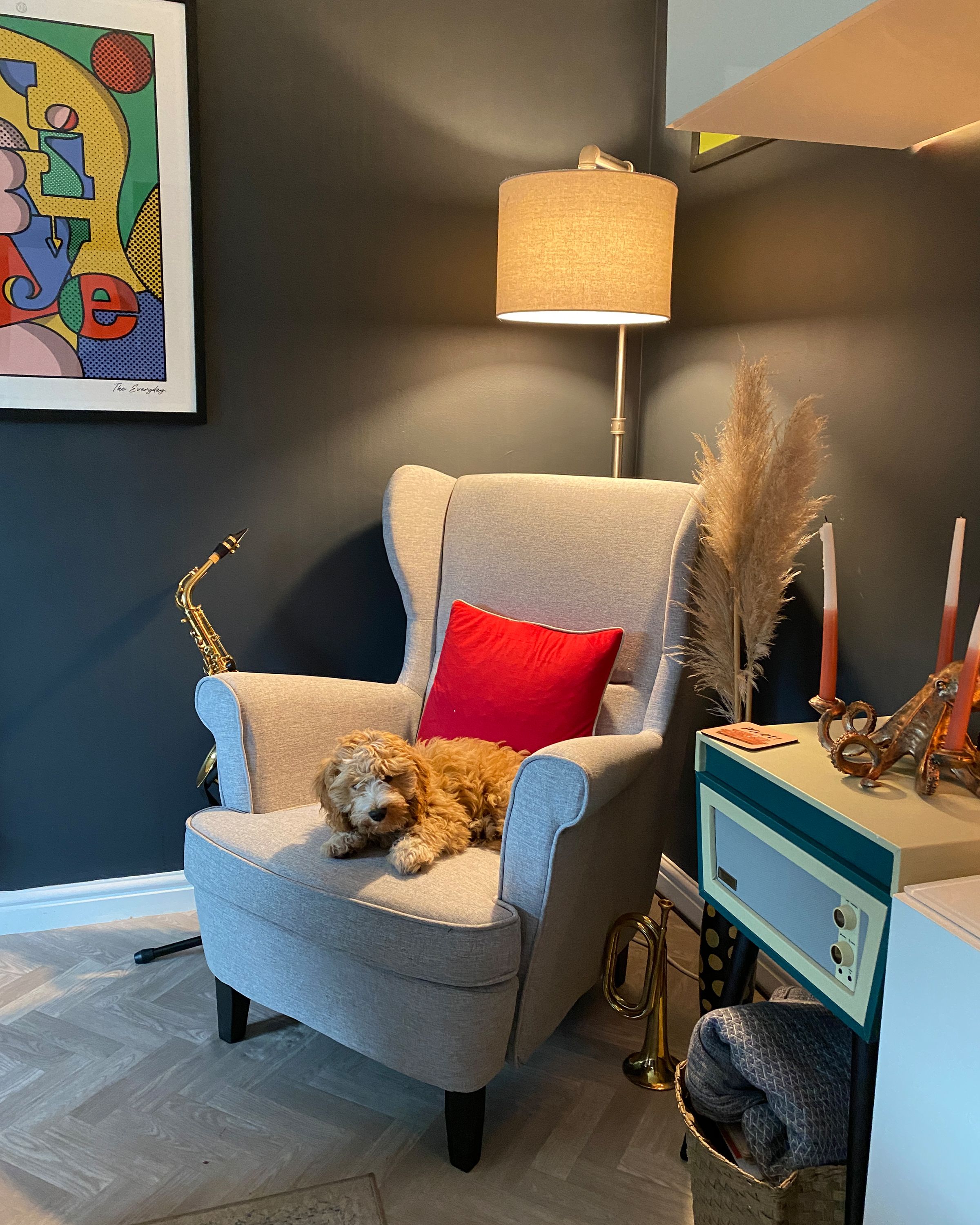 Lenestol Grå ABSON | Beliani.no