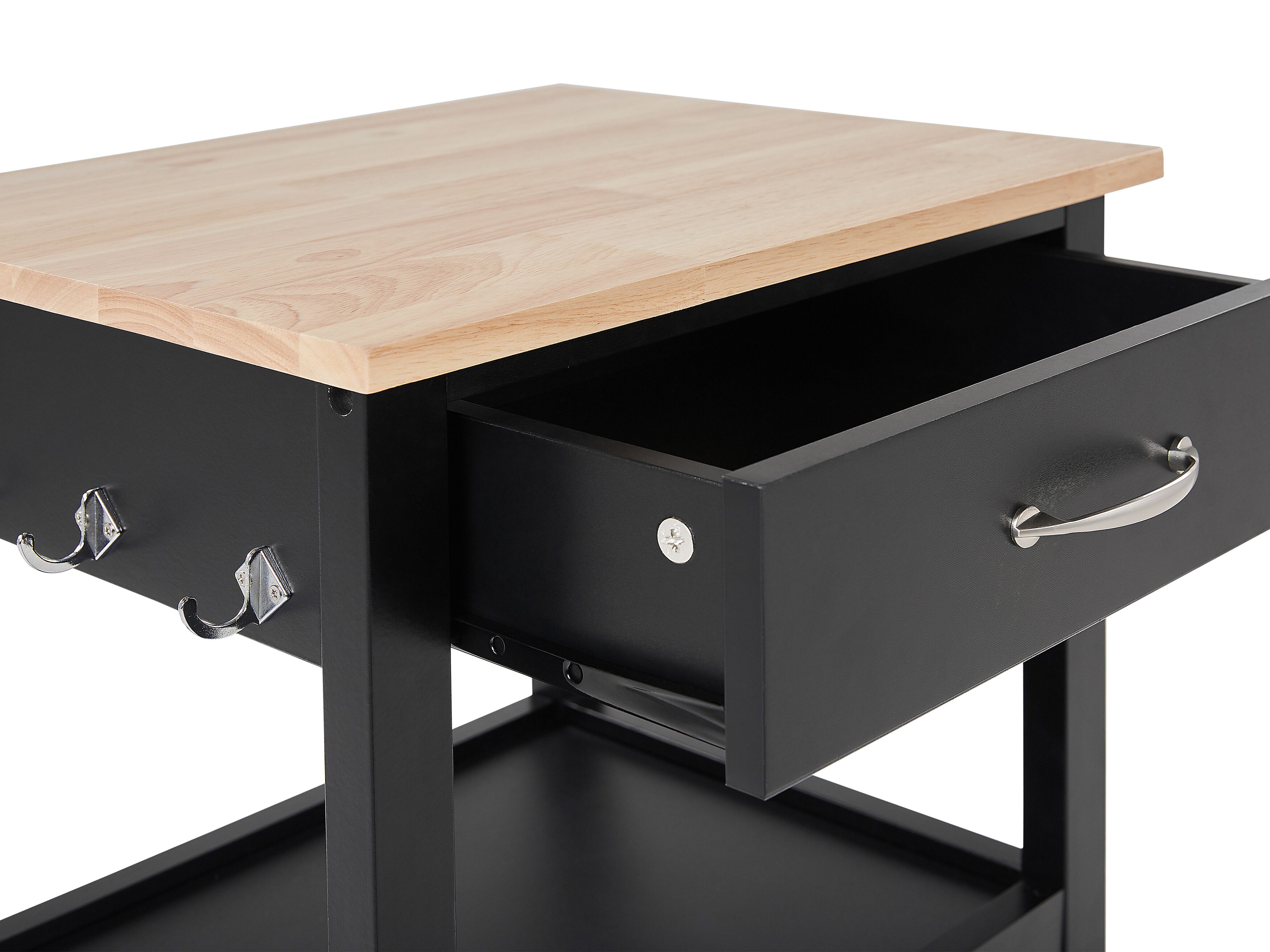 Kitchen Trolley SIENA Black | Beliani.co.uk